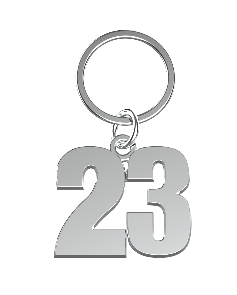 2023 Silvertone Key Ring - PDA Grad Sales